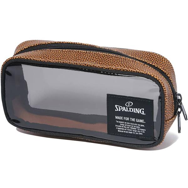 【発売日：2025年07月01日】◎内容：バスケットボール素材とクリア素材のペンケース ブラック色。バスケットボール素材の合成皮革とクリア素材を切り替えたペンケース。表面には織ネームが施されており、高級感のある仕様になっています。普段使いは...