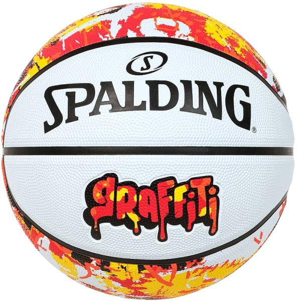 【発売日：2026年01月19日】◎内容：鮮やかな配色にシンプルなロゴが目を引く ミニバスサイズ（5号）のラバーボール。ストリートアートをイメージしたグラフィティ柄を採用した人気のシリーズ、5号球モデルです。ホワイトのパネルに、燃えるような...