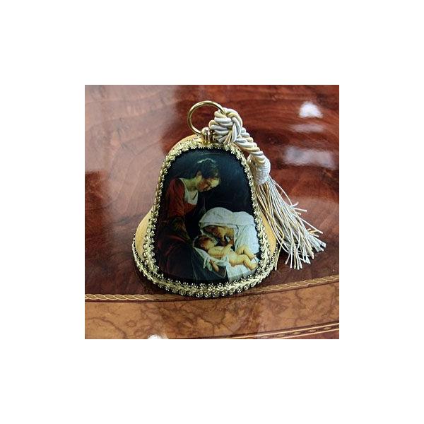 2010年絵：「聖母子と聖クララ」オラツィオ・ジェンティレスキ画曲：「いつくしみ深き」賛美歌312番仕様：1曲22弁サイズ：120×100mm