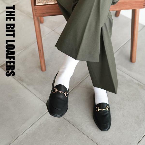 ローファー ビットローファー ボリュームソール トラックソール 厚底 レディーズ 春 シューズ カジュアル 仕事 通勤 通学 ブラック 黒 30代 40代 プレゼント 女性 卒業式 卒園式 入学式 入園式 送料無料 あす楽 【linton】