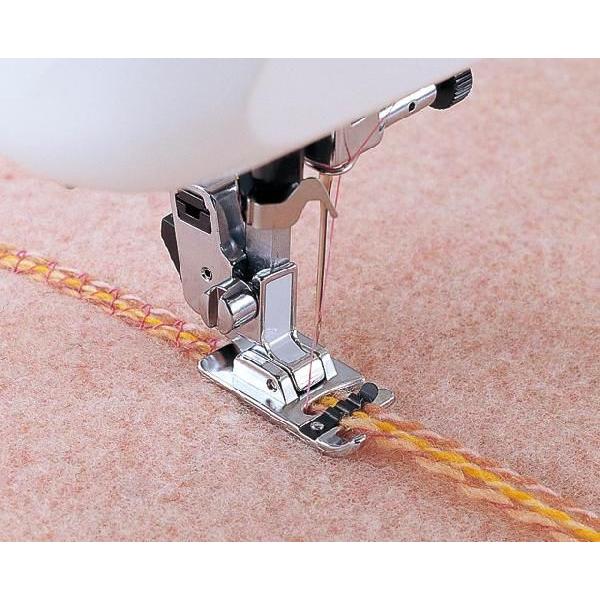 ※ブラザーPC8000/CENTURY9000/BC6000/LS500/LS700/CENTURY7700/イノヴィスシリーズにはご使用頂けません。これらの商品には7mmタイプをご利用下さい。前端やカフス、衿などの飾りぬいとして使用できま...