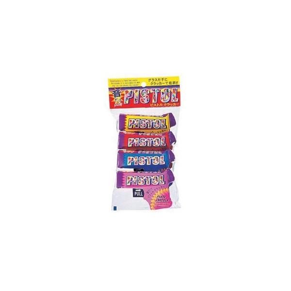 引き金を引くとパンッと音が鳴る、単純明快なクラッカー。　片手で打てるので、もう一方の手は自由になります。　片手にグラス、片手にピストルとハードボイルドに決めてみてはどうでしょうか？　　※音だけタイプなので料理などにかかる心配がありません。　...