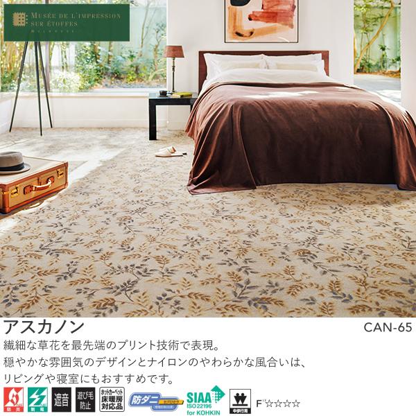 繊細な草花を最先端のプリント技術で表現。穏やかな雰囲気のデザインとナイロンのやわらかな風合いは、リビングや寝室にもおすすめです。● タイプタフテッド　● 組成ナイロン100%（BCF）● パイルタイプレベルカット● パイル長（全厚）9mm（...