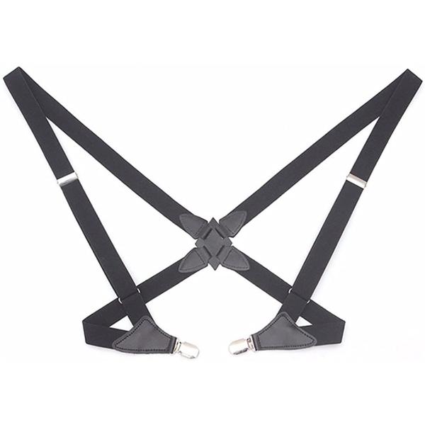 背中を起点にした4つのベルトが独立して動く、ホルスター型サスペンダー。サイドの２点留めで装着が簡単なガンホールドです。サイドの２点留めで装着が簡単なガンホールドタイプです。上着のボタンを開けてもサスペンダーが見えにくく、肩からずれ落ちにくい...
