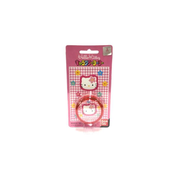 キティちゃんヨーヨーストリング(紐)が経年品のため切れる場合がございますのでもし遊ぶ際には必ず交換してください。※当時の商品そのままなのでパッケージには擦れ、汚れ等がございます。ご理解ご納得の上ご購入ください。1997年サンリオ　 Hell...