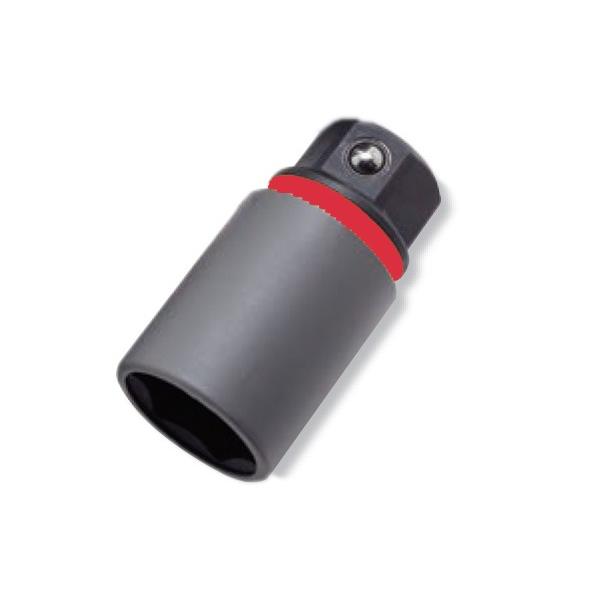 浅口のアダプターソケット19mm 1個 差込口も19mm 六角 クロスレンチなどに挿入してお使いください。近年の自動車の低燃費化に伴い、軽量化を目的として従来よりも短い低頭タイプホイールナットの採用例が多くなりつつあります。従来のホイールナ...