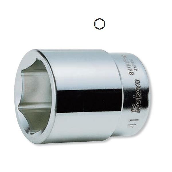 ボルトやナットをしっかりホールドし、高いトルクを確実に伝達する、Ko-ken（コーケン）山下工業研究所製（日本製）のソケットです。フラットドライブ・・・ボルト／ナットに接する開口部はもちろんのこと、差込側の四角駆動部にも角を傷めずハイトルク...