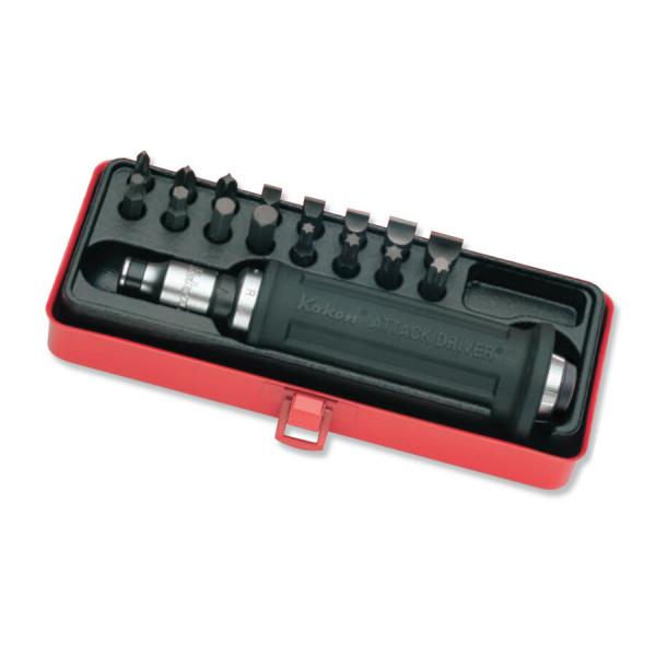 AG 112 H AG-112H インパクトドライバーセットグリップガード・樹脂グリップ◎モデルチェンジ後の製品になります。変更点打撃部黒染め処理割れ防止熱処理スプリングレートの最適化AG112H Bits Accessories 100P...