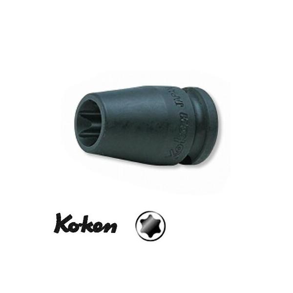 ボルトやナットをしっかりホールドし、高いトルクを確実に伝達する、Ko-ken（コーケン）山下工業研究所製（日本製）のインパクトソケットです。Ｃリング（Ｏリング・ピン）は装着していません 別売になります。【12425E8】