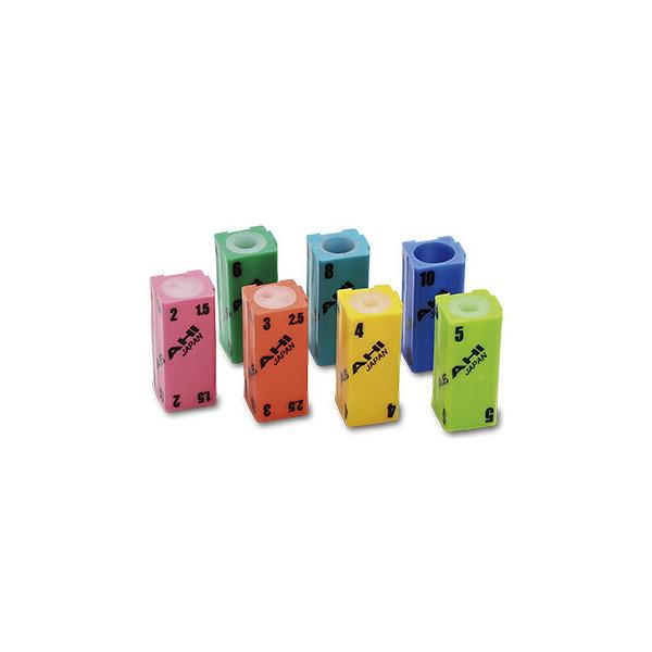 セット内容（7pcs.）六角棒レンチ用連結ホルダー AI-1.5/2, 2.5/3, 4, 5, 6, 8, 10 ?重量 150g?ビニールパック入 カラフルな連結ホルダー・・・ホルダーには突起と溝がついており、ホルダー同士を何個でもいろ...