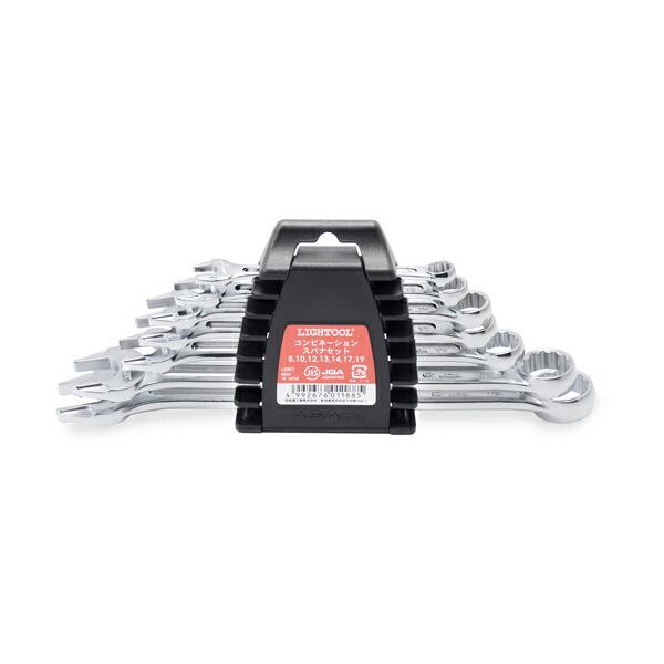 〇サイズ 8 10,12,13,14,17,19mm 7サイズ〇プラスチックホルダー付（450ｇ）・従来の工具より2０％以上軽量化しました。・高品質で表示、強度にも優れています。・全長は新JISの最大サイズ、セミロング風・クロムメッキ仕様で...