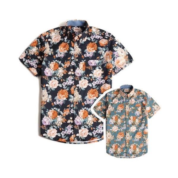 鮮やかなフラワー模様 爽やかな雰囲気が上品なリゾート感