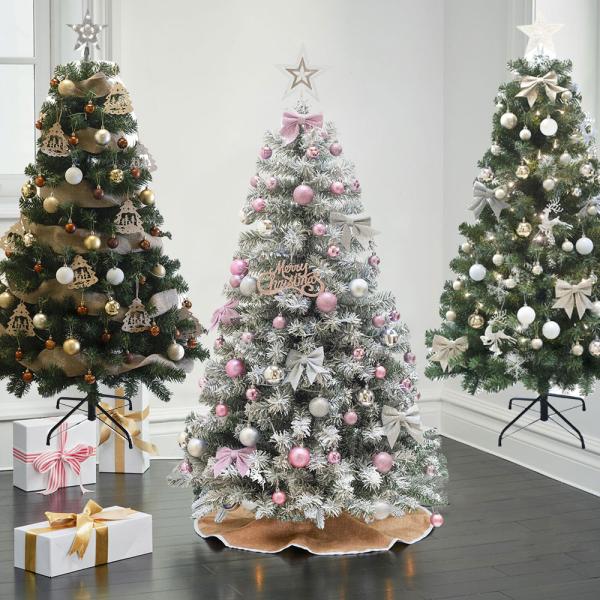 本格派クリスマスツリー！店舗の飾り付けやイベント　パーティー　クリスマスに！クリスマスシーズンには欠かせないおしゃれで華やかな「クリスマスツリー」昼も夜も楽しめる、明るい場所でも豪華な雰囲気を保つ素敵なツリーです。●クリスマスらしいおしゃれ...
