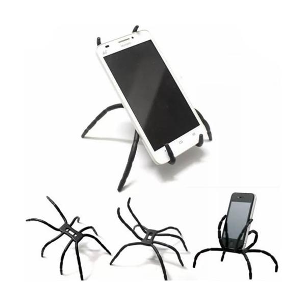 クモの足が自由自在に動き様々なシーン、用途でご使用いただけます。とてもコンパクトなのでお出かけにも持っていけますしお出かけ時のお車の中でもご使用いただけます。