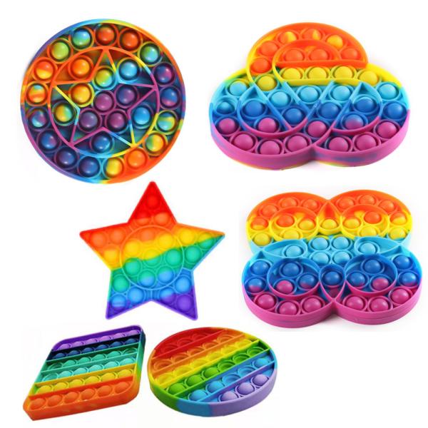 スクイーズ玩具 プッシュポップ フィジェットおもちゃ プッシュポップポップ バブル感覚 減圧グッズ ストレス解消 インテリジェンス