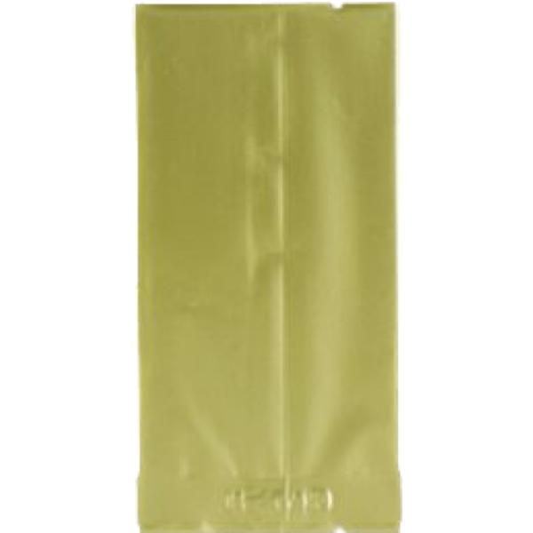 VK-163 金ベタ合掌袋外寸：70mm幅×140mm長数量：8,000枚脱酸素剤（エージレス）対応の金ベタ合掌袋です。保香性・防湿性・ガスバリア性・遮光性にすぐれた特殊フィルムを使用していますので、和菓子や高級焼き菓子に最適です。※商品写...