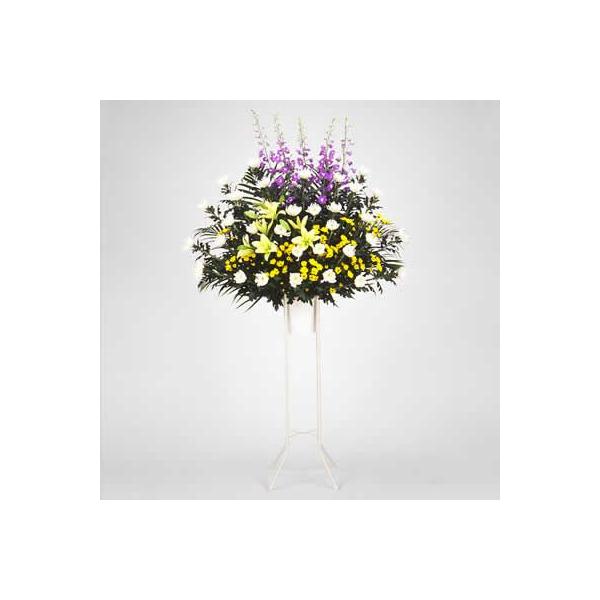 故人へ思いを託してお届けするお花。各種供花（葬儀用含む）は、地域の慣習などにより、花材・価格・形状・名札・設置場所などがそれぞれ異なります。※花器（スタンドなど）はレンタルです。511417故人へ思いを託してお届けするお花。　お急ぎギフトは...