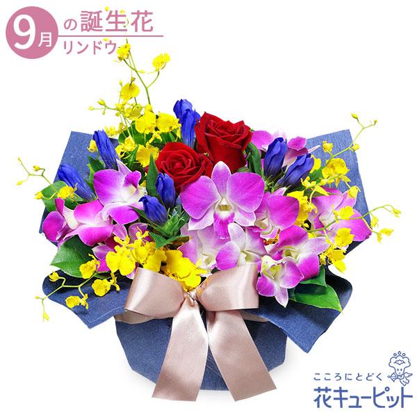 だんだんと秋めいてくる9月が誕生日のあの人にプレゼントしたい、特別なバースデーアレンジメント。9月の静かな夜をイメージした、ネイビー×イエローを中心にまとめました。落ち着いた色合いの花々と共に、秋の澄んだ空気を味わってください。525147...