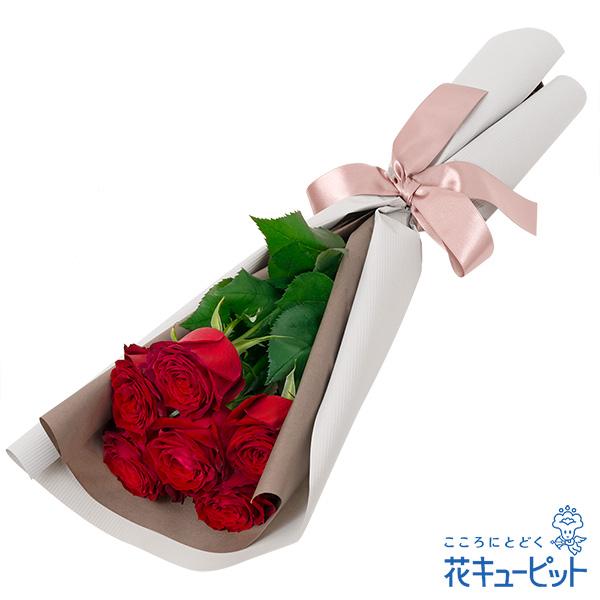 多くの人が憧れる赤いバラの花束です。シンプルなラッピングで束ねた美しいバラは、特別なプレゼントとして喜ばれるはず。彼女や妻など大切な人への贈り物におすすめなフラワーギフトです。524312多くの人が憧れる赤いバラの花束　お誕生日を迎える方に...