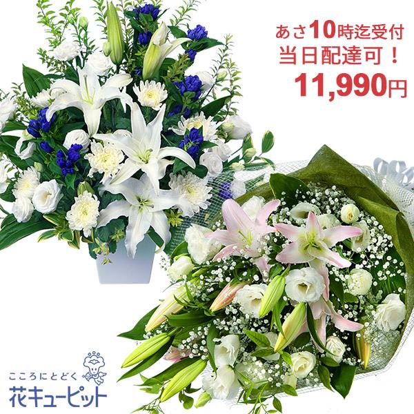 花キューピットなら【朝10時まで】のご注文で当日配達！ご用途にぴったりなプレゼントを、ご予算に合わせてお作りいたします。お花はお届け先の近くの花キューピット加盟店から直接お届けいたします。r10999当日配達可！クイックサービス。朝10時迄...