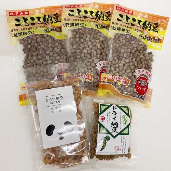 納豆特有のニオイや粘りが少ないので、納豆が苦手な方でも食べやすいです。ポリポリ食べられて、お茶請けやお酒のおつまみにピッタリ！長期保存や持ち運びにも便利です。■ころころ納豆茨城県産大豆を使用し、天日干ししたドライ納豆です。ヘルシーでお茶請け...