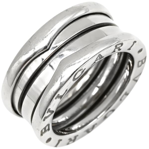 ■商品情報[管理番号]240500543363 [ブランド]ブルガリ（BVLGARI）[カラー]ホワイトゴールド [素材]K18WG[生産国]イタリア[サイズ]7号リング最大幅：約9.0mmリング内径：約15.0mm#48※弊社リング棒で計...