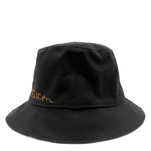 ■商品情報[管理番号]240500550022 [ブランド]ルイヴィトン（LOUIS VUITTON）[刻印]NX1220[カラー]ブラック [素材]コットン[生産国]イタリア[サイズ]60頭回り：約60cm詳細備考：つばの長さ:5cm高さ...