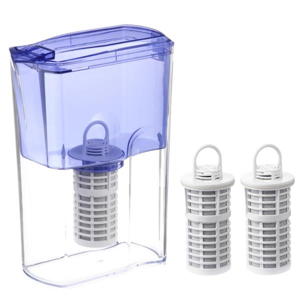 【発売日：2023年12月21日】浄水器 iBelevewater（アイビリーブウォーター）浄水力最高のピッチャータイプ 400? 大容量 1日2?で約6ヶ月　長期間使用可能 JIS規格20項目を全てクリア済