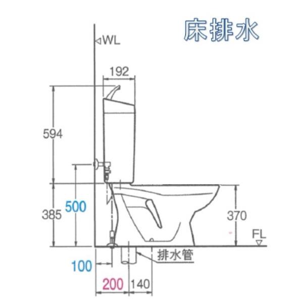 【送料無料！2年製品保証付！】 LIXIL INAX イナックス C-180S/BW1+DT-4840/BW1 LN便器タンクセット(手洗付)/ピュアホワイト :C-180SBW1DT ...