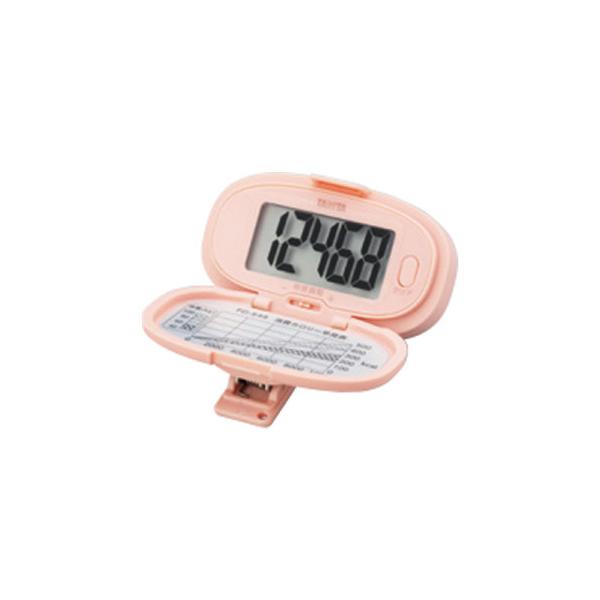 タニタ 歩数計 ピンク PD-646歩数のみを測定するシンプルな仕様。大きく見やすい表示。(文字高15.3mm、振り子式歩数計では最大)電池蓋が外れにくく電池誤飲の危険が少ない。材質：ABS機能：最大歩数99999歩・感度調節機能セット内容...