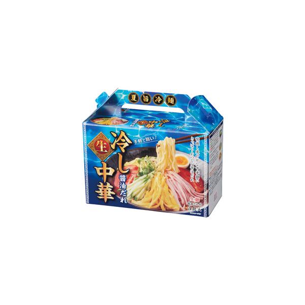 夏旨生麺 冷し中華3食入 48個セット※個人宅発送不可香川の製麺所から直送される生麺を使用した。喉越しの良いさっぱりした冷やし中華です。醤油だれで食べやすい夏の定番商品です。箱サイズ 120×180×80mm個装形態 化粧箱備考 内容量/麺...