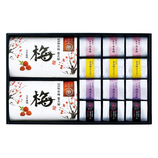 梅未来 紀州南高梅5種詰合せ U-HAUSS-503 3306-075誰かの為に贈り物を選ぶ時には、お相手の方の笑顔を想像してみてください。そうすれば、きっとぴったりのプレゼントが思い浮かぶはず。あなたの思いを伝えてくれるとっておきの贈り物...