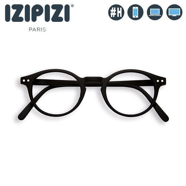 IZIPIZI PCメガネ ブルーライトカット #H ブラックIZIPIZIは思わず笑顔が出てしまうそんなカラフルな日常使いのメガネ。#HはIZIPIZIの人気フレーム#Dより少し小ぶりのフレームサイズ。丸みを帯びたフレームは、優しい雰囲気...