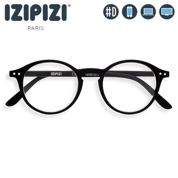IZIPIZI PCメガネ ブルーライトカット #D ブラックIZIPIZIは2010年にフランス・パリで設立されたアイウェアブランド#DはIZIPIZIで１番人気のクラシックタイプのボストンフレーム。丸みを帯びたフレームは、優しい雰囲気で...
