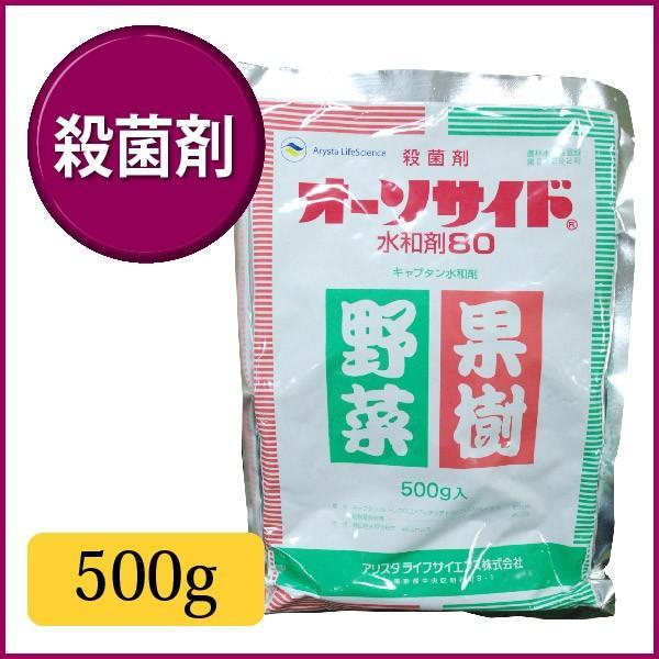 アリスタライフサイエンス オーソサイド水和剤80 500g 8621009「オーソサイド水和剤80」は、果樹、野菜、花類に発生する広範囲の病害に効果を示す園芸用殺菌剤です。散布剤としての用途の他、種子消毒などにより腐敗病や苗立枯病などの土壌...