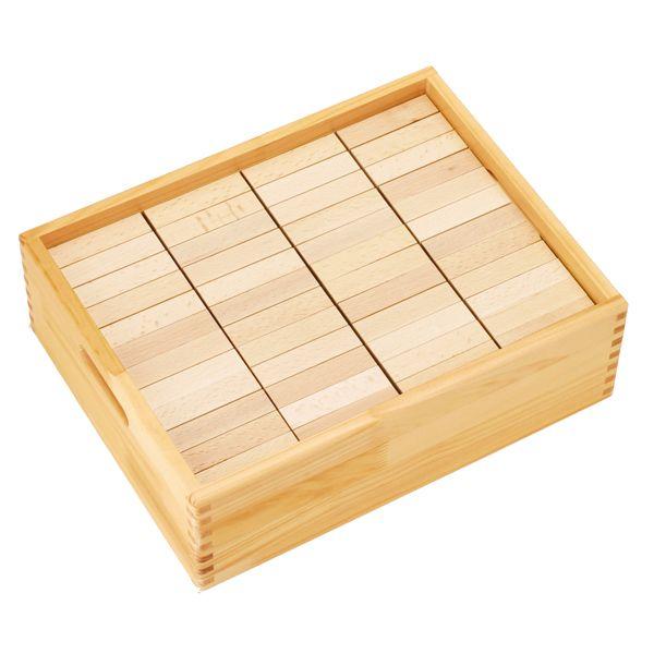 Br.JORDANの木の積木。送料無料です。ブラザー・ジョルダン社はHABA、セレクタ社の国内輸入元。書籍の他、ニキーチンの積み木の製造販売も行っています。レンガの積み木は、形は単純ですが、様々な積み木遊びができる不思議な積み木です。サイズ...