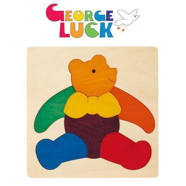 ジョージ・ラック・パズルのカラフルパズル・くまです。自分の子供を楽しませることから始まった、ジョージラックのユーモラスで暖かみのあるパズルはイギリスのグッドトイ賞やおもちゃライブラリー推薦玩具金賞を受賞しています。層になったパズルは「順番」...
