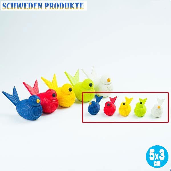 スェーデンフォーゲル ・小です。5種類のカラーからお選びください。インテリアとして飾っても可愛いです。子供さんへの誕生日、クリスマスプレゼントにおすすめです。■サイズ：5×3cm■カラー：青・赤・黄・緑・白よりお選びください関連ワード：イン...