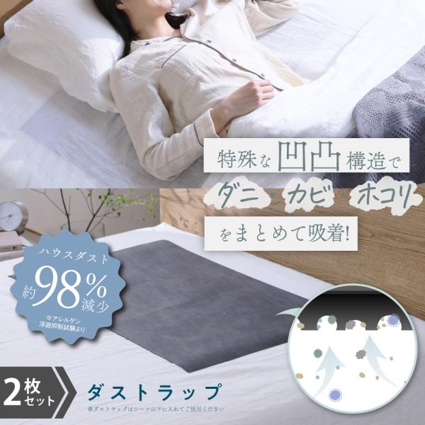 ※ギフトラッピング対応不可商品です。敷くだけでアレルゲンからあなたを守り、清潔空間でぐっすり安眠。シーツの下に敷くだけで、舞い上がりやすいハウスダストからあなたを守ってくれるマットです。特殊ウレタン素材で、アレルゲンを吸着し舞い上がりを防ぎ...