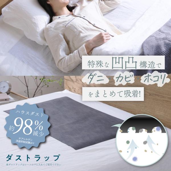 ※ギフトラッピング対応不可商品です。敷くだけでアレルゲンからあなたを守り、清潔空間でぐっすり安眠。シーツの下に敷くだけで、舞い上がりやすいハウスダストからあなたを守ってくれるマットです。特殊ウレタン素材で、アレルゲンを吸着し舞い上がりを防ぎ...