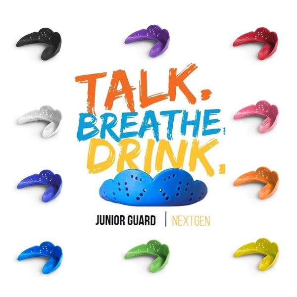 【SISU JUNIOR MOUTHGUARD】開発・製造：米国　素材：熱可塑性ポリマー(PVC,Latex,BPA,BPS,Phthalateは含まれていません)サイズ：1.6ｍｍ　色：9色（*モニターの発色によって色が違って見える場合が...