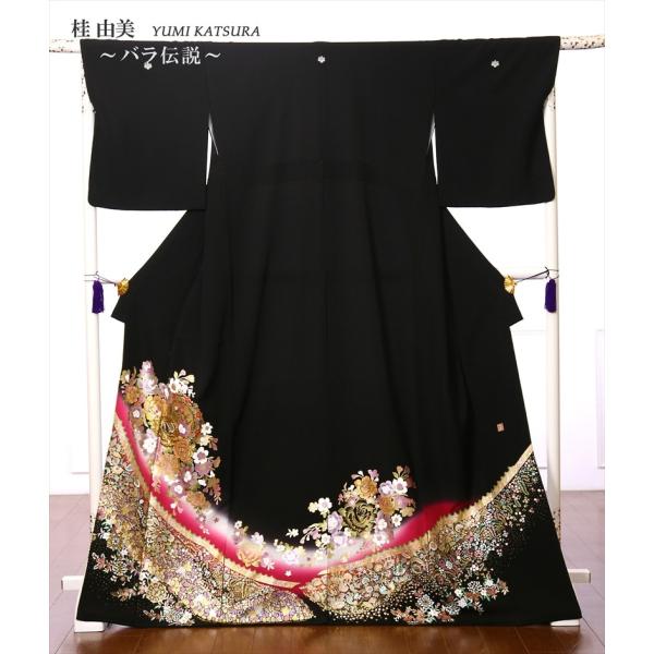 留袖 レンタル 黒留袖 フルセット 8AA130 結婚式 江戸妻 バラ伝説 母親 149cm〜170cm位まで 足袋プレゼント 往復送料無料 ●必ず下の商品情報を表示いただきご予約状況をご確認ください。↓↓↓↓↓↓↓↓↓↓↓↓↓↓↓↓↓↓↓...