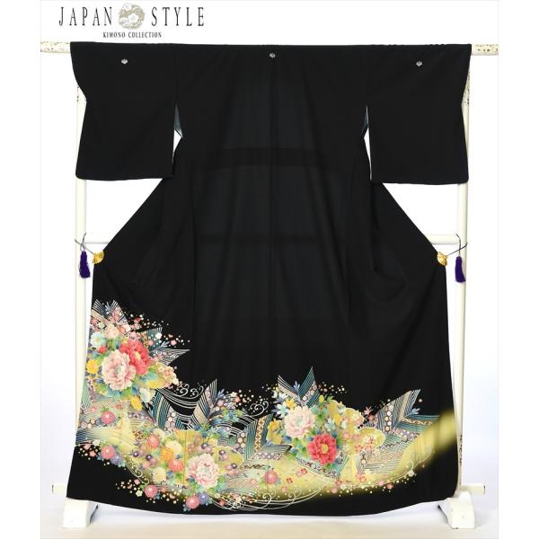 留袖 レンタル 黒留袖 フルセット ジャパンスタイル 8AA158 牡丹 結婚式 江戸妻 母親 150cm〜167cm位まで 足袋プレゼント 往復送料無料 ●必ず下の商品情報を表示いただきご予約状況をご確認ください。↓↓↓↓↓↓↓↓↓↓↓↓...