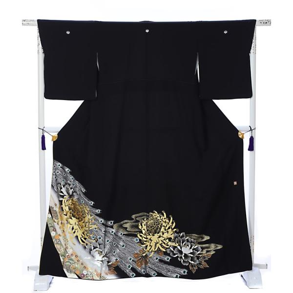 留袖 レンタル 桂由美 YUMI KATSURA 留袖レンタル 着物レンタル レンタル着物 黒留袖レンタルフルセット 8AA179 結婚式 江戸妻 披露宴 孔雀の舞 母親 145cm〜160cm位まで Sサイズ 背の低い方用 ●必ず下の商品...