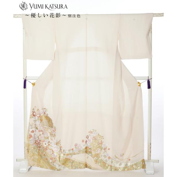 色留袖レンタル 桂由美 優しい花影 ベージュ 留袖 レンタル フルセット 留袖レンタル 着物レンタル レンタル着物 色留袖レンタル レンタル色留袖 結婚式 正絹 貸衣裳 五つ紋 結婚式 叙勲式 色留 いろとめ 足袋プレゼント 150cm〜1...