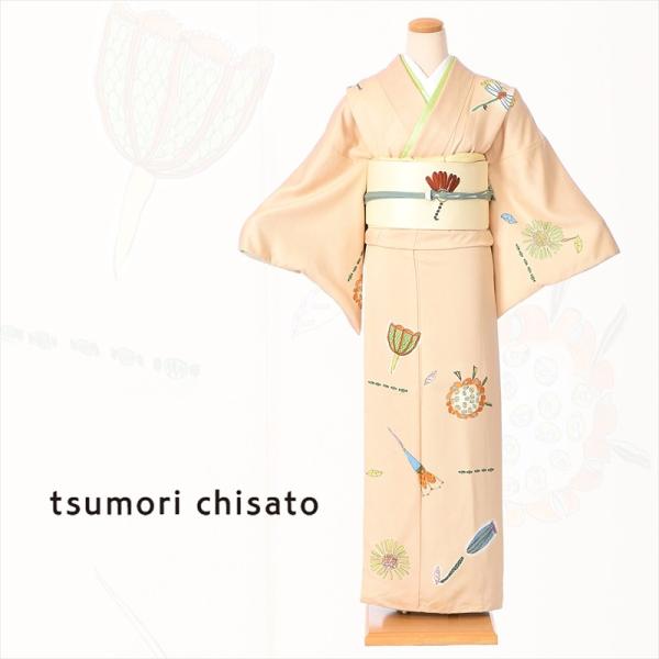 訪問着 レンタル ツモリチサト 正絹訪問着レンタルフルセット8AD312 レンタル訪問着 正絹 お呼ばれレンタル 結婚式 パーティ 入学式 卒業式 七五三 753 ピンクベージュ コミックフラワー 150cm〜170cm位まで 足袋プレゼン...