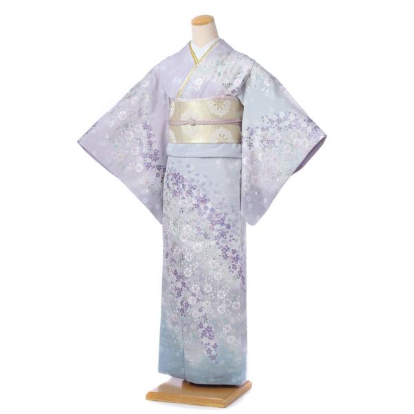 桂由美 訪問着 レンタル フルセット レンタル訪問着 着物レンタル レンタル着物 正絹 金彩 紫 桂 由美 YUMI KATSURA 150cm〜170cm位まで 足袋プレゼント 8AD382 ●必ず下の商品情報を表示いただきご予約状況をご...