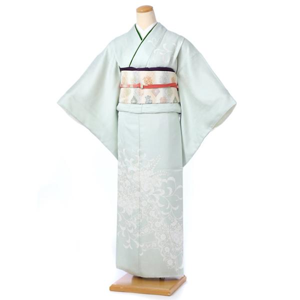 正絹訪問着 正絹 訪問着 レンタル 訪問着レンタル フルセット レンタル訪問着 レンタル着物 ホウモンギ ほうもんぎ 正絹 上品な白上げ友禅 唐草紋 桐 149cm〜170cm位まで 8AD385 ●必ず下の商品情報を表示いただきご予約状況...