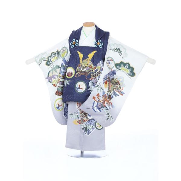 【レンタル】七五三 753 被布 着物 3歳 男の子 男児 七五三レンタル 男児被布セット お祝い 兜 男の子七五三 レンタル七五三 753レンタル 被布セット 三才 三歳 貸衣装 結婚式 往復送料無料 ●必ず下の商品情報を表示いただきご予...