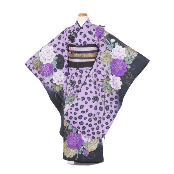 七五三レンタル 七歳女児七五三AP7069 BLUE CROSS ブルークロス 女の子七五三 レンタル七五三 753レンタル 紫 黒 薔薇 バラ 七五三 ７歳 七歳 7歳女の子 往復送料無料 ●必ず下の商品情報を表示いただきご予約状況をご確...